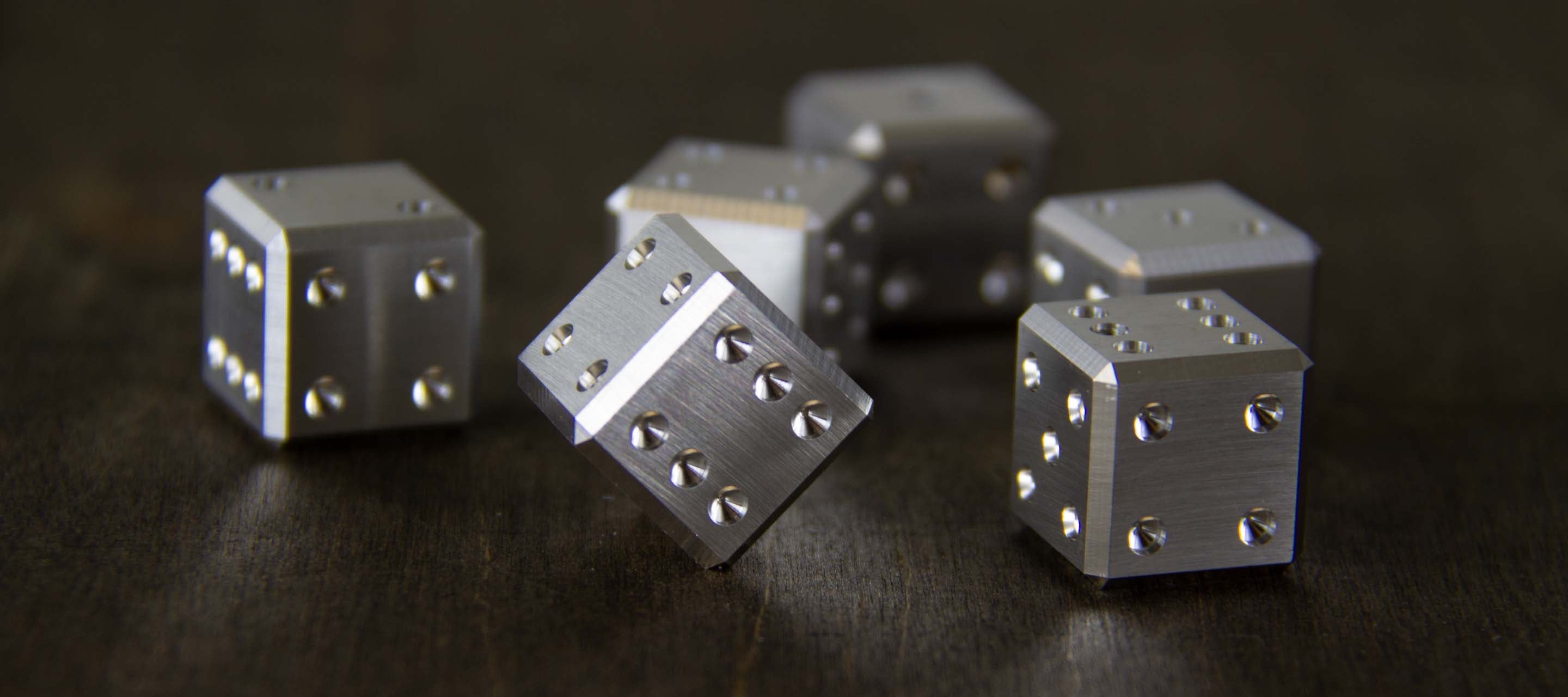 GRAVITY DICE Perfectly Balanced Metal Dice