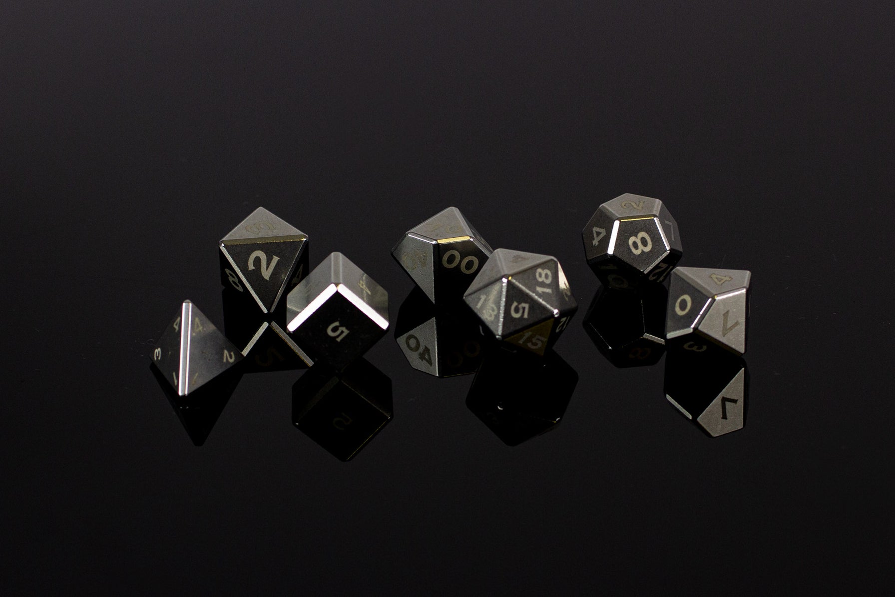 Stainless Steel Polyhedral Set – GRAVITY DICE
